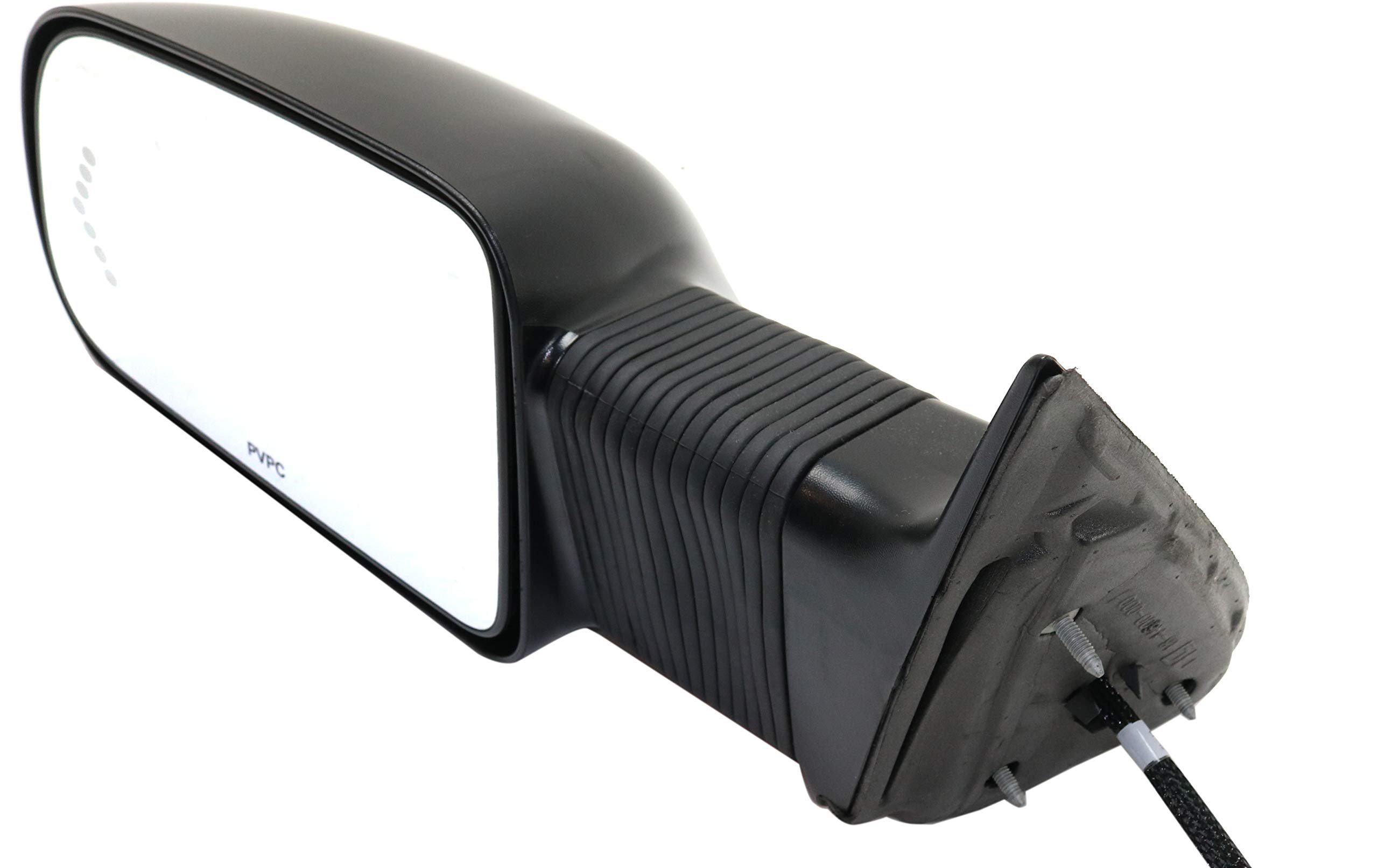 Kool Vue Mirror Compatible With 2000-2006 Chevrolet Suburban 1500, 2000-2006 Chevrolet Suburban 2500, Textured Black, Power, In-glass Signal Light Driver Side