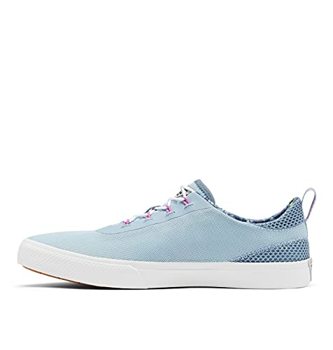 Columbia Women’s PFG Dorado Mesh Deck Shoe, Water & Stain Resistant, Mirage/Foxglove, 8.5