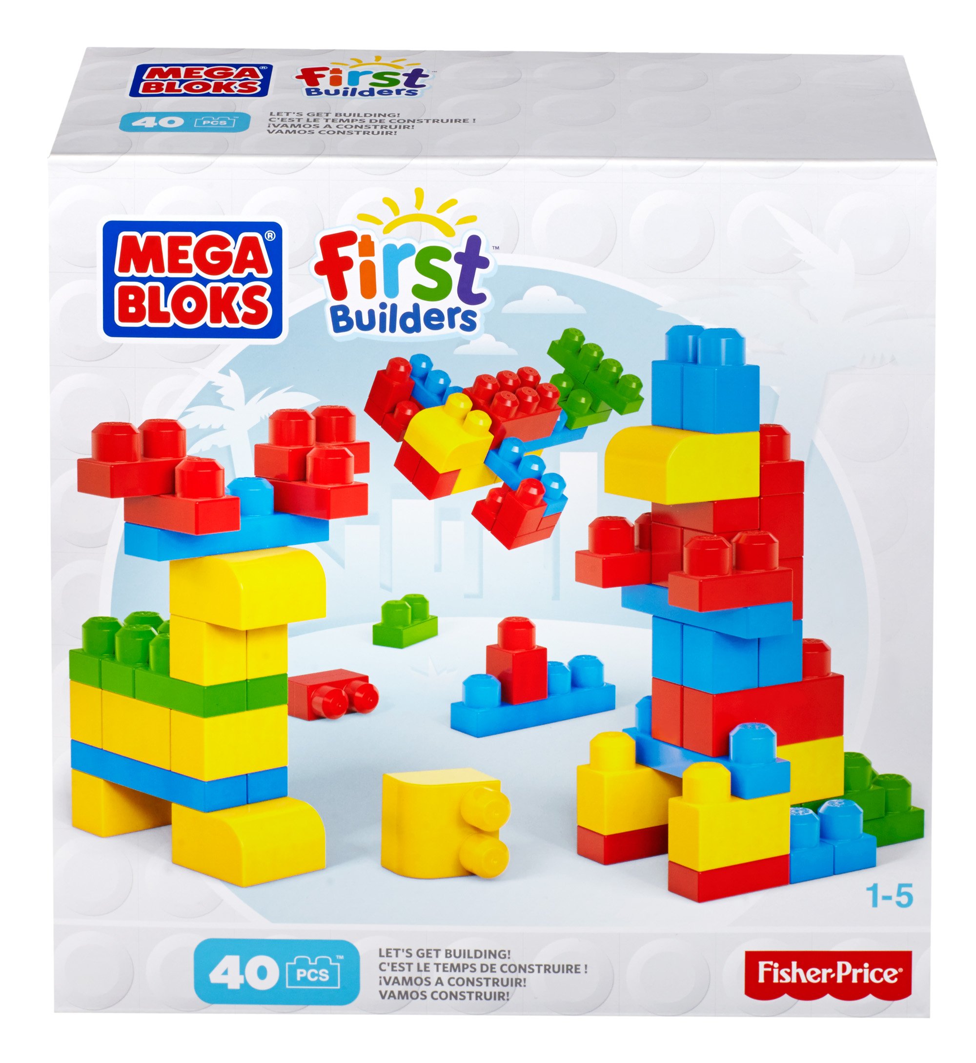Mega Bloks Let's Start Building 40 pieces