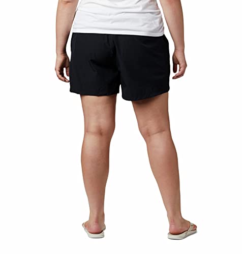 Columbia Womens Coral Point Iii Athletic Shorts, Black, 10 US