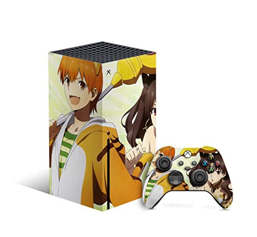 Dark Dark Nightmare Knight Video Game X-box-Series-X Skin Stickers Decal Full Body Vinyl Cover for Microsoft X-box-Series-X Console and Controllers