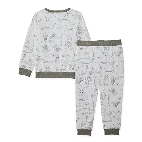 Burt's Bees Baby Baby Boys' Shirt and Pant Set, Top & Bottom Outfit Bundle, 100% Organic Cotton