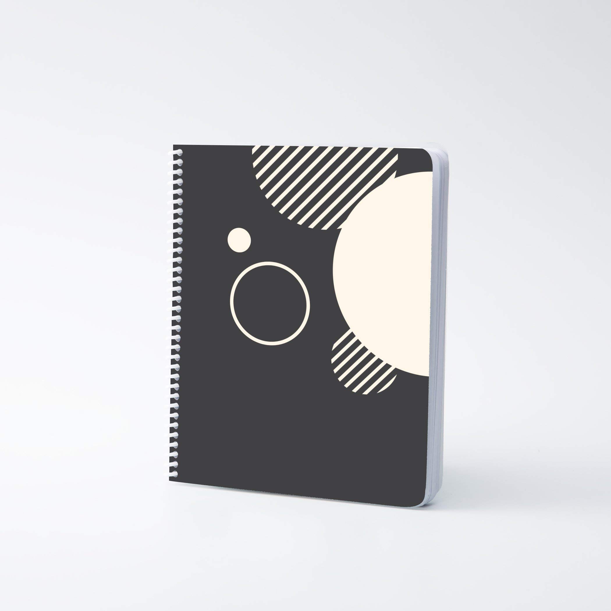 Class Tracker Ultimate College Planner - Undated Daily, Monthly, and Weekly Planner for Students (Black & Cream)