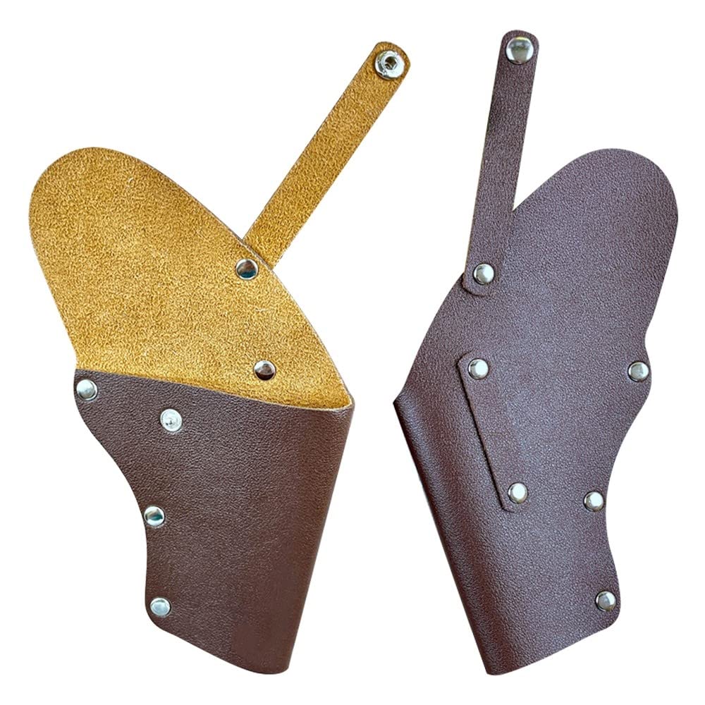 Children Toy Gun Holster, PU Leather Revolver Holster Handgun Waist Carry for Full Sized, Compact, Revolver Gun