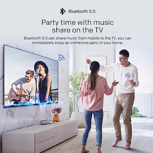Skyworth 50 inch Smart TV 4K UHD, Big LED TVs for Bedroom, Roku Compatibility, Chromecast Built-in, Bluetooth 5.0, Dolby Vision, Sports & Game Mode (UE7600, 2023 Model)