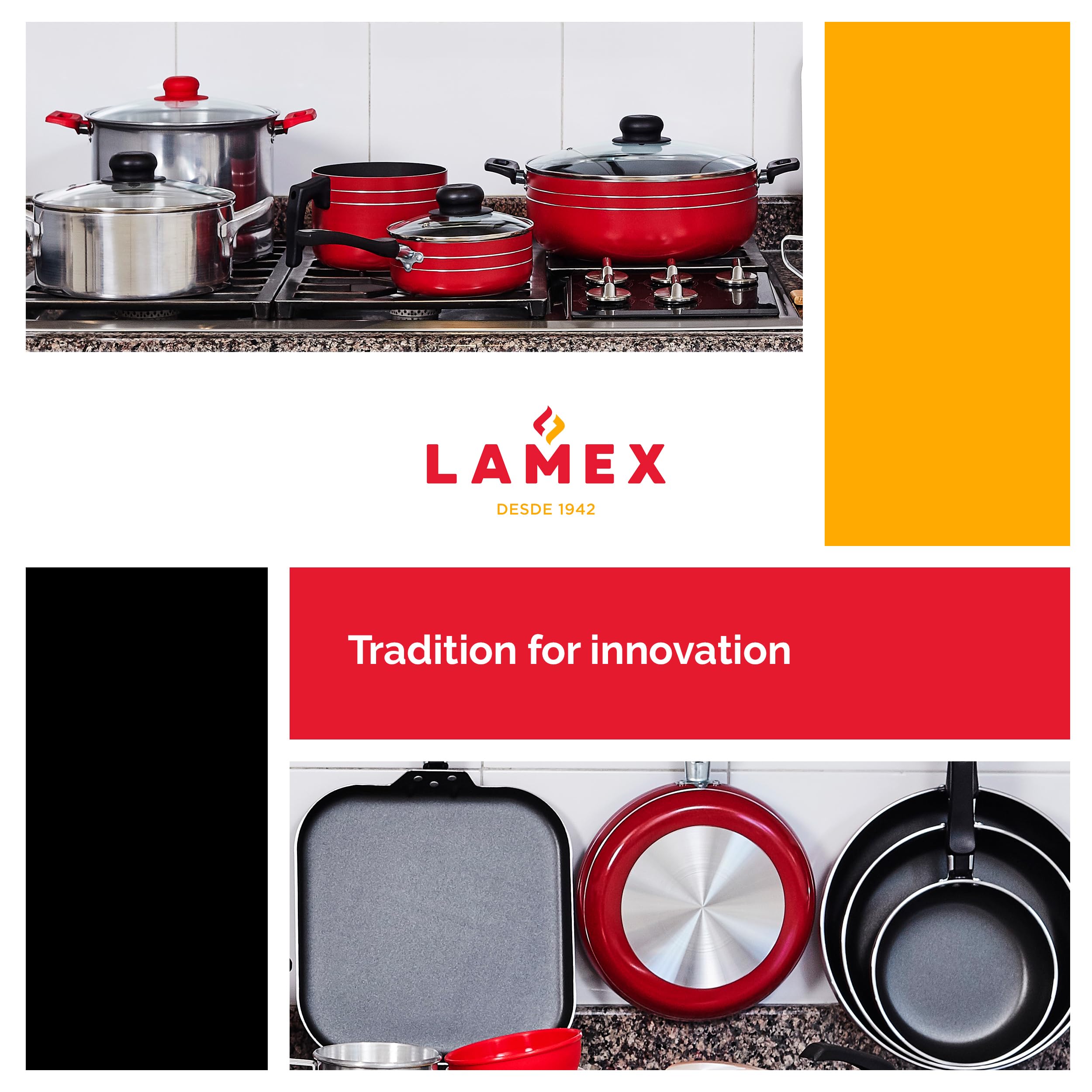 Lamex - 11 inch round Comal with non-sick coating