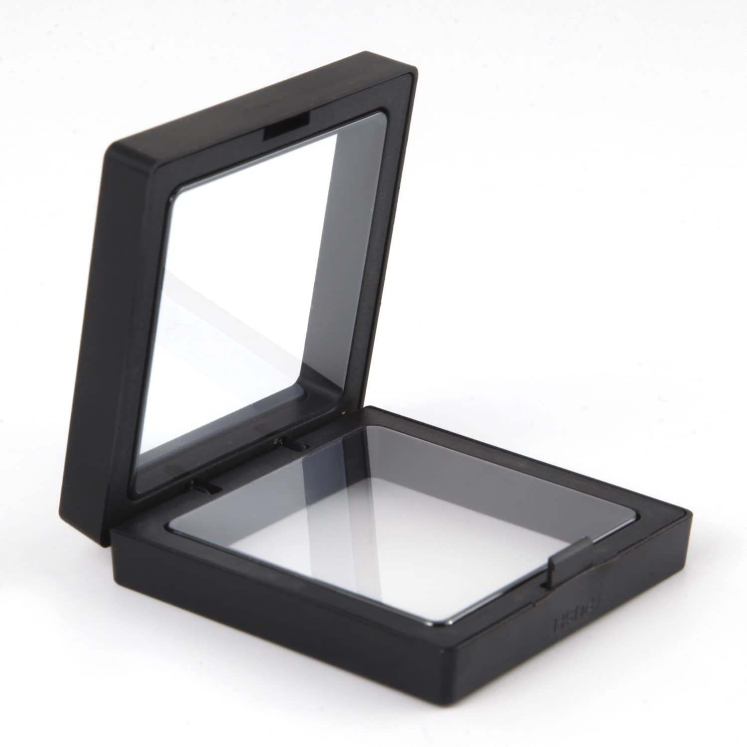 Coin Holder Ornament Display Stand 10-Piece Set β Challenge Coin Display Jewelry Holder β Elegant Black Clear Display Case Protects Against Dust, Splashes