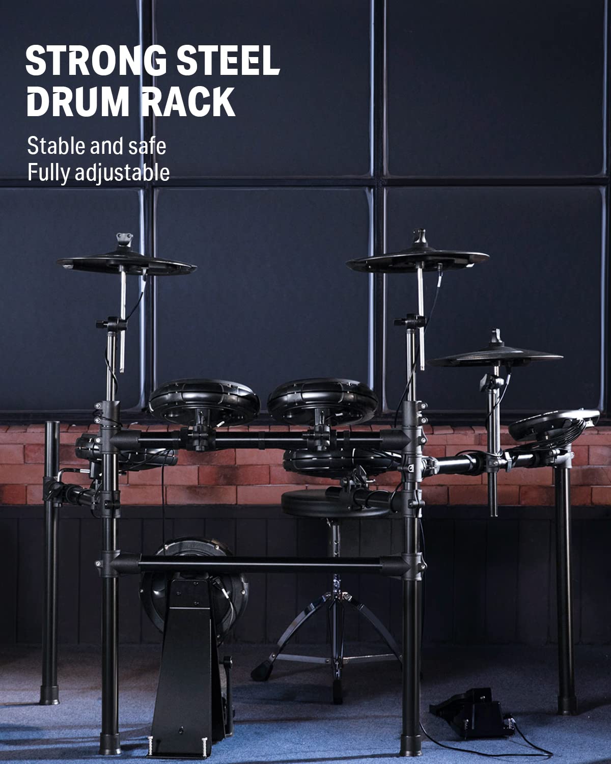 Donner DED-400 Electric Drum Set + Donner Mute Cymbal