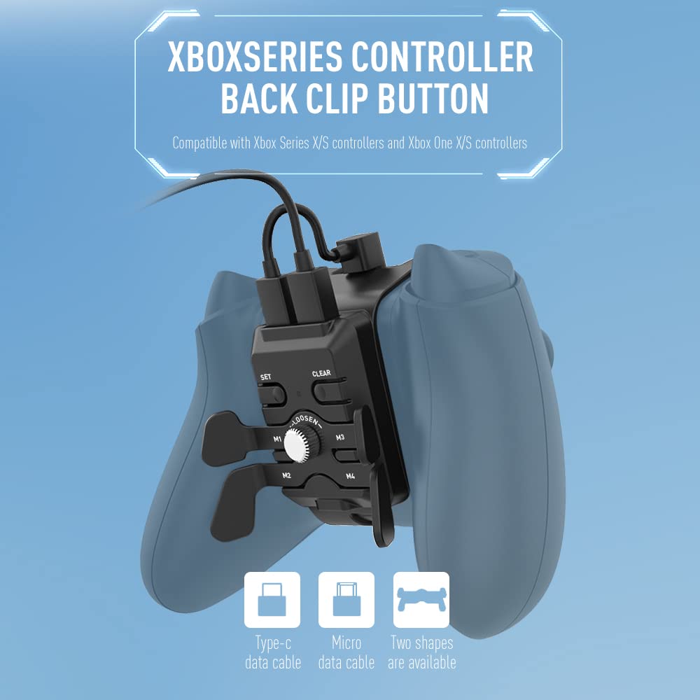 DATA FROG Back Button For Xbox One S/X Attachment Adapter Paddles Keys For Xbox Series X/S Replacement Parts Accessories Kit