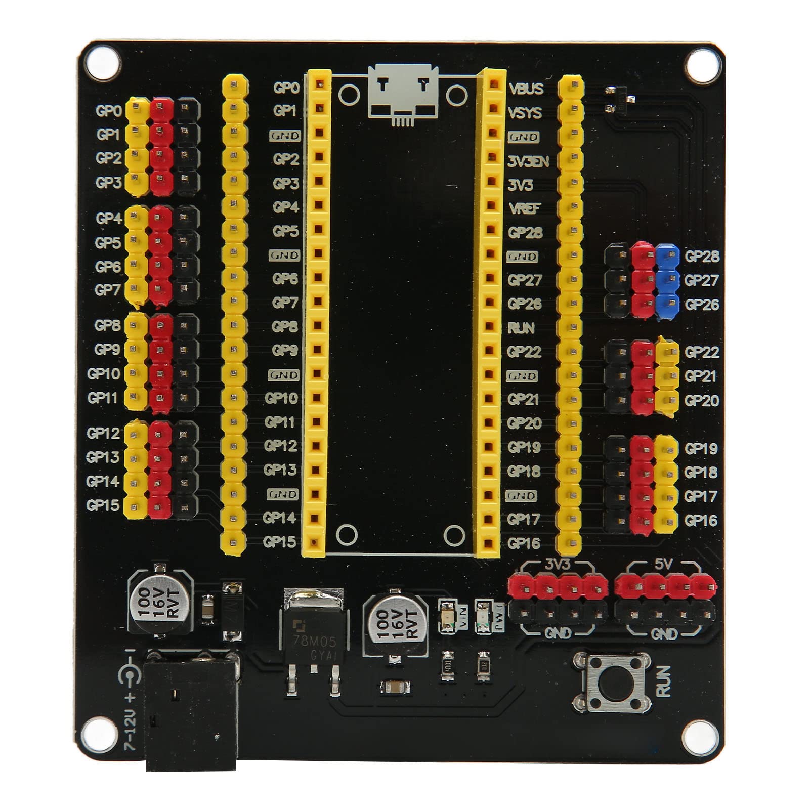 FOTABPYTI Board, Quick Connection Expansion Board Stable for Wearable Devices