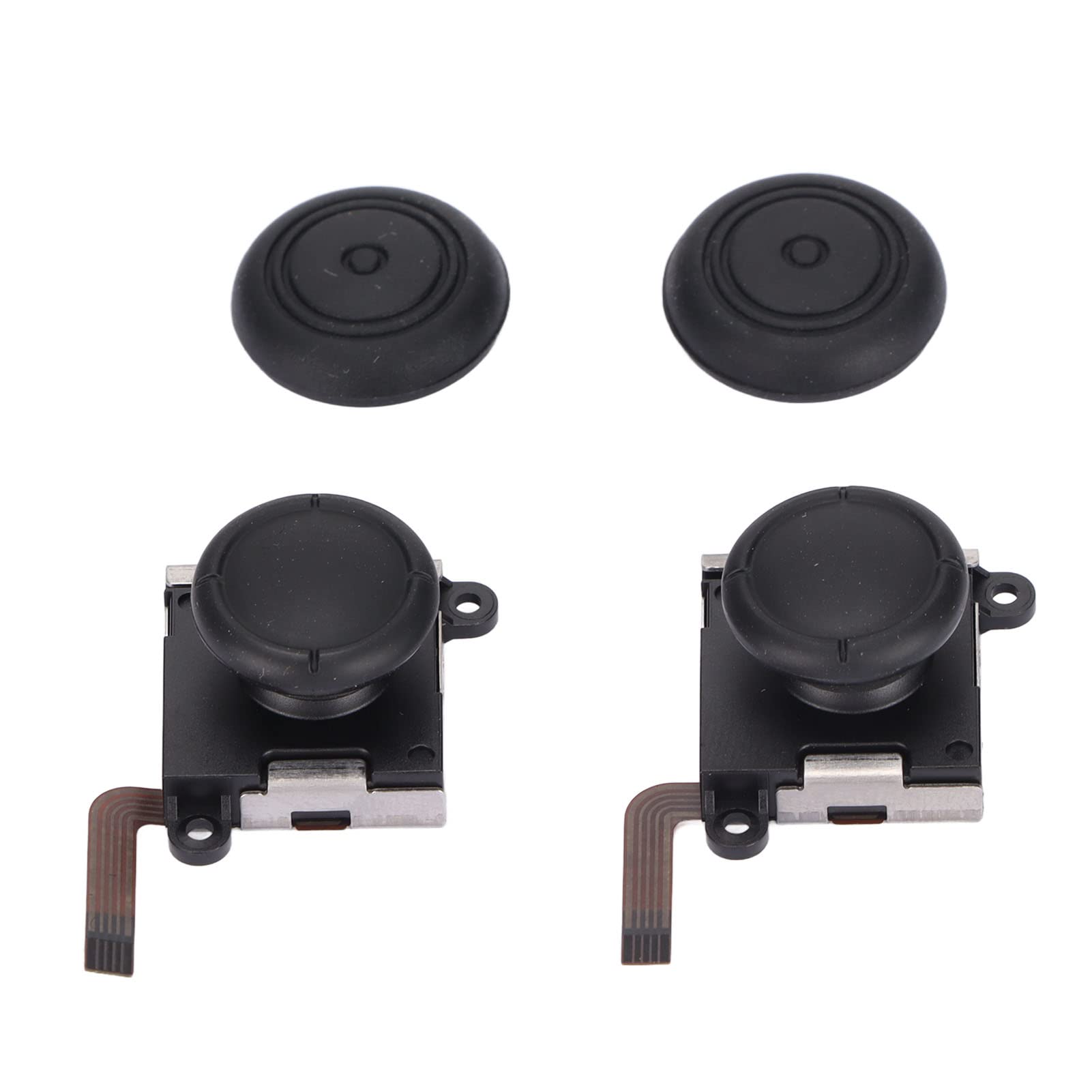 DAUERHAFT 3D Joystick Disassembly Kit, Controller Repair Kit Wearable Metal Buckle for Switch Handle