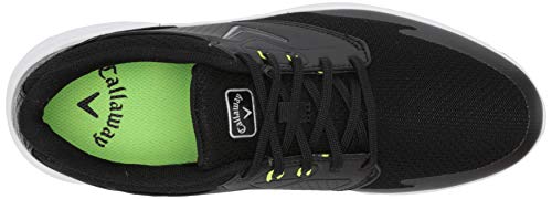 Callaway mens Solana Sl Golf Shoe, Black/Lime, 11 US