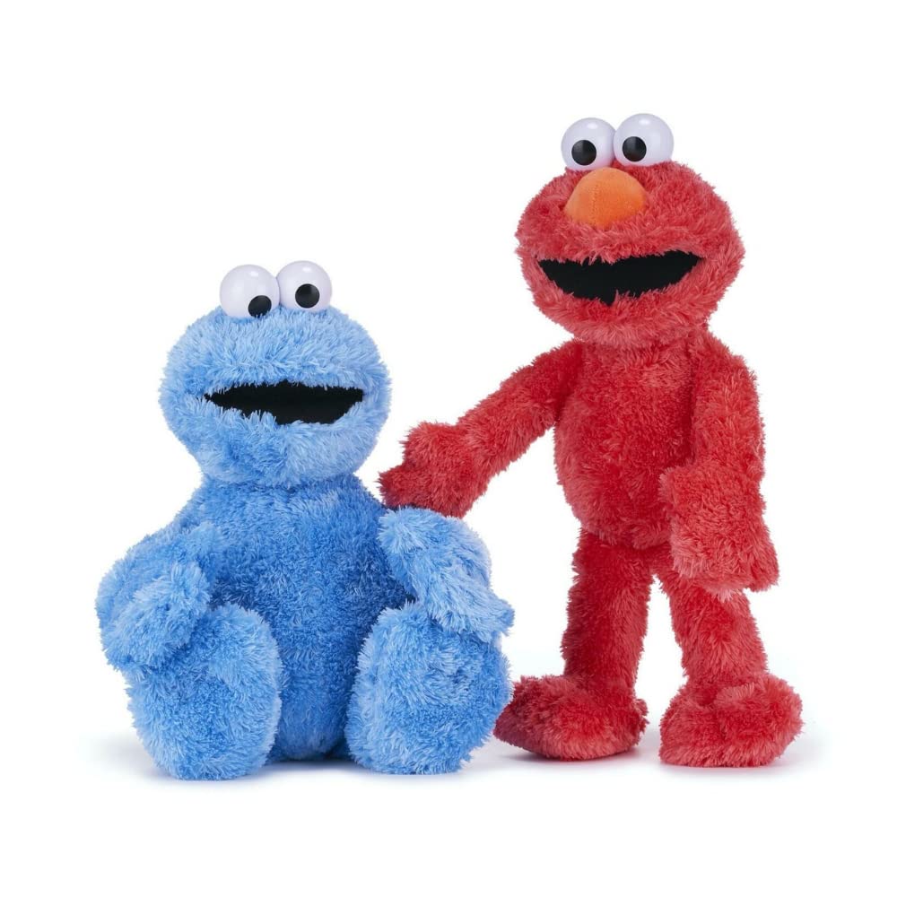 Cookie Monster & Elmo 2 Pack Sesame Street Super Soft Gift-Quality Cuddly Plush Toys 42cm