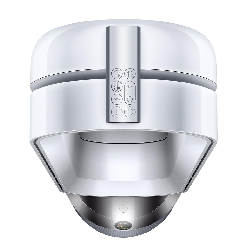Dyson Pure Cool Purifier Fan TP4A remote controlled purifying fan with HEPA filtration (White and Silver), Standard