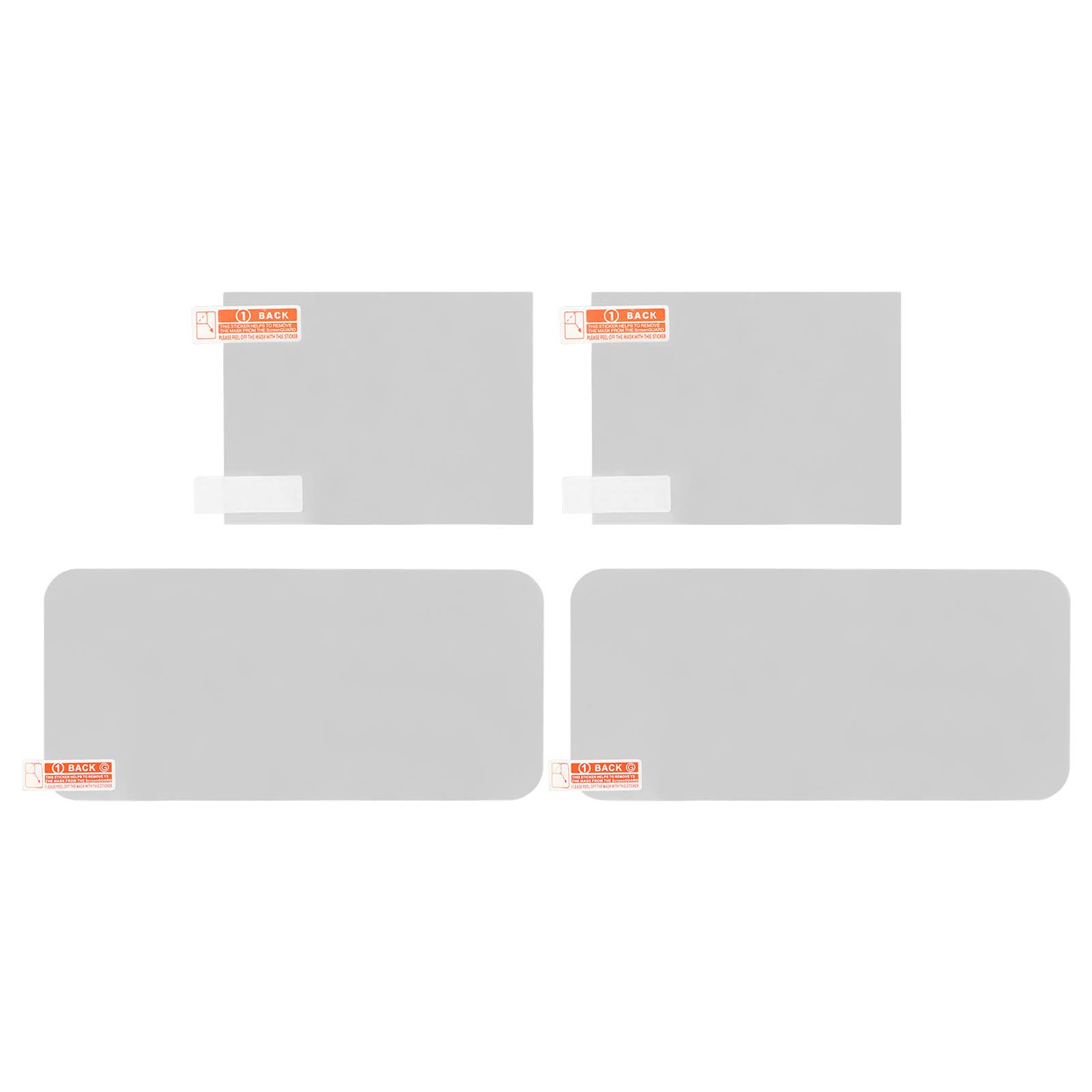 DAUERHAFT Game Console Tempered Film, HD Clarity Tempered Glass Top LCD Protector Daily Scratch Protection 9H Hardness Easy Use for Game Console for 2DS XL