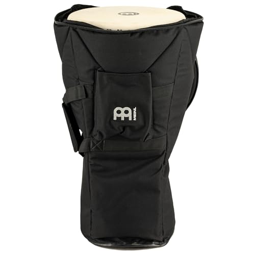Meinl Percussion ADJ2-XL+BAG African Style Rope Tuned 13-Inch Wood Djembe with Bag, Brown