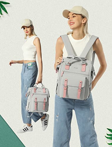 LOVEVOOK Laptop Backpack for Women, Teacher Nurse Bag Work Travel Computer Backpacks Purse,Daypack