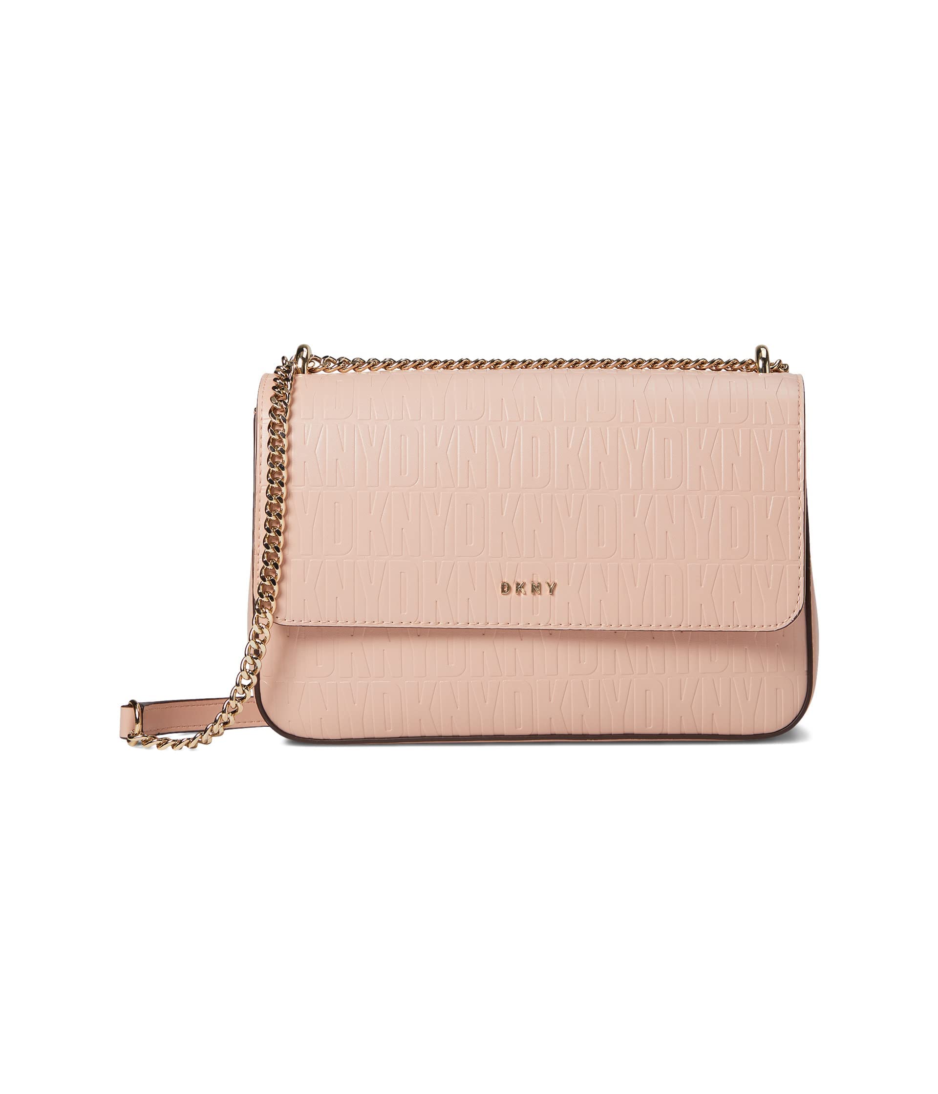 DKNY Sina Medium Flap Shoulder Bag Cashmere One Size