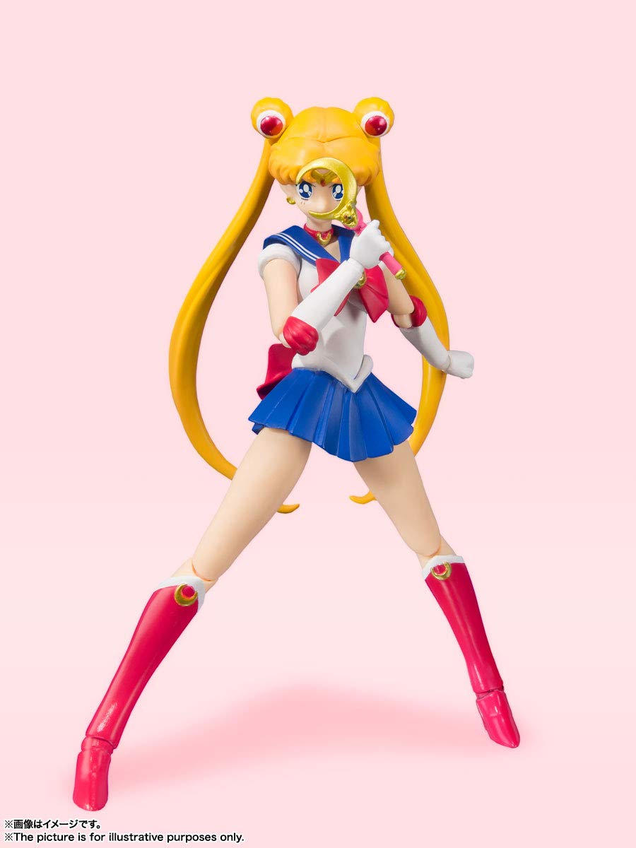 TAMASHII NATIONS - Pretty Guardian Sailor Moon - Sailor Moon -Animation Color Edition-, Bandai Spirits S.H.Figuarts Action Figure
