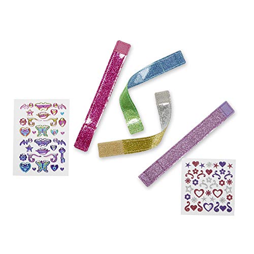 Melissa & Doug Design-Your-Own Jewelry-Making Kits - Bangles, Headbands, and Bracelets - DIY , Decorate With Stickers, Crafting Set For Kids Ages 4+
