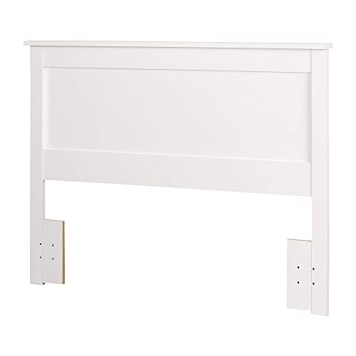 South Shore Vito Headboard Full/Queen , 54/60-Inch, Pure White