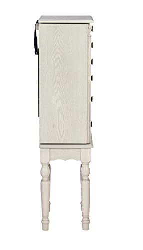Powell Darcy Off White Jewelry Armoire