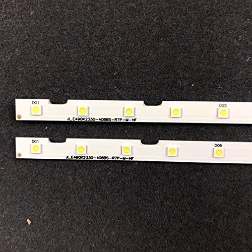 CEVIZ 2 PCS/Set 38 LED Backlight Strip 49" TV AOT_49_NU7300_NU7100_2X38_3030C_d6t-2d1_19S2P Rev. V4 UE49NU7140 UE49NU7100 Fit for Samsung