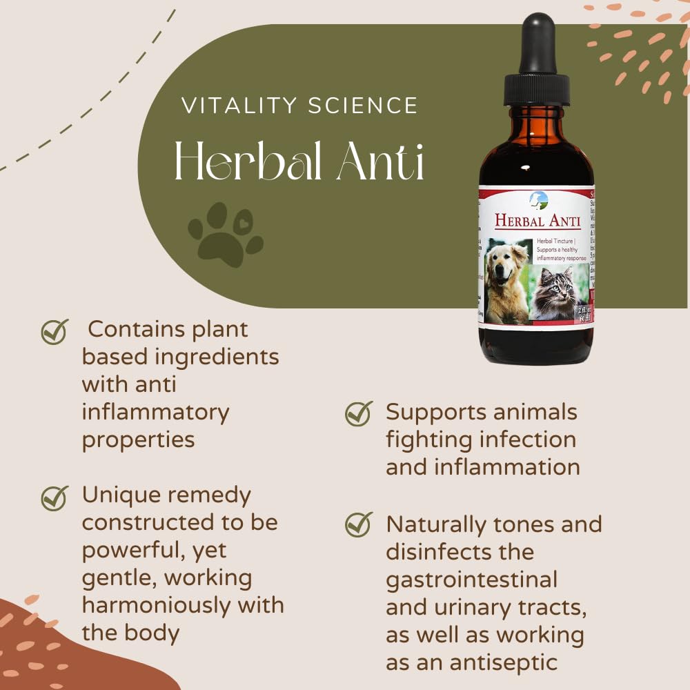 Herbal Anti for Dogs - Promotes a Normal Inflammatory Response