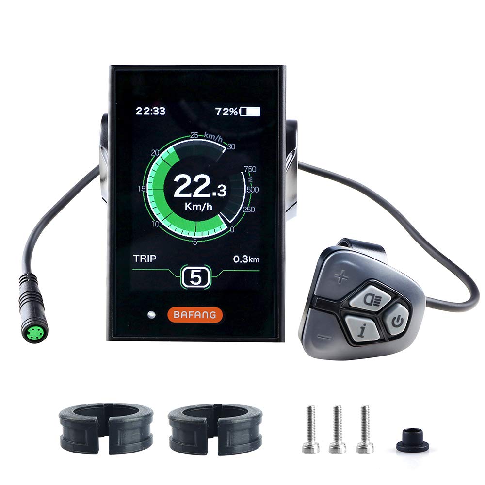 Control Unit Replacement Display Backup for BBSHD BBS02B BBS01B Mid-Drive Motor Kit Computer C961 800S 500C 750C 850C P860ML DPC18 Touch Screen T1(Com.Protocol UART)