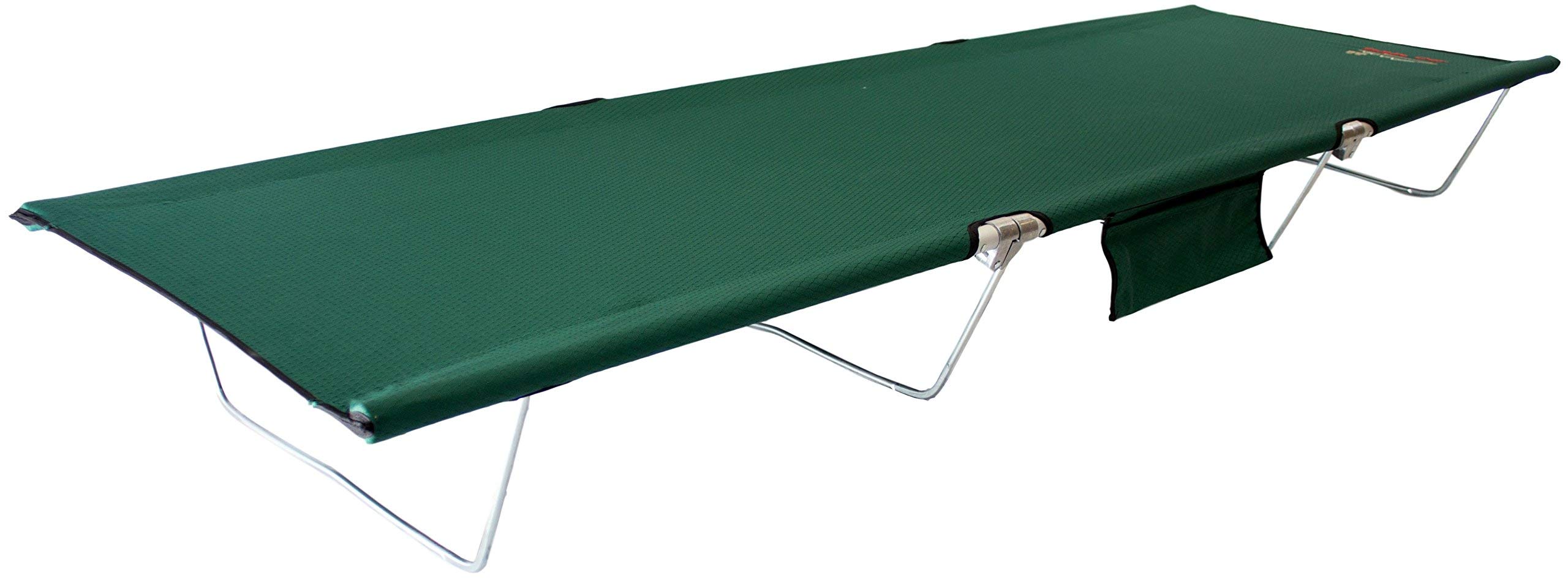 BYER OF MAINE, TriLite Cot, Very Compact When Folded, Set Up 74" L X 25" W X 8", Camping Cots for Adults, Portable Cot, Tri Lite Cot, Cot, Lightweight Cot, Outdoor Cot, Foldable Cot, Single