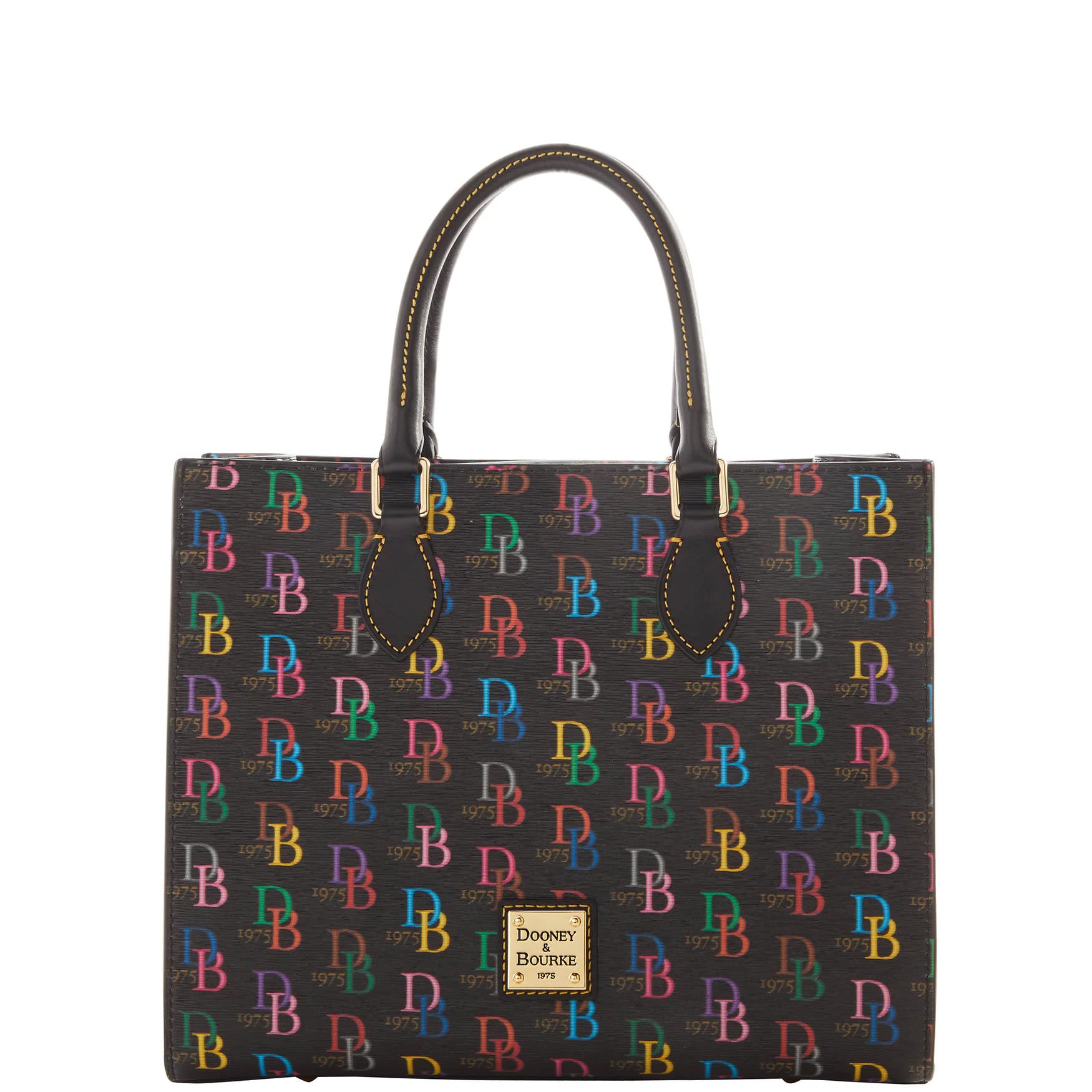 Dooney & Bourke Handbag, Db75 Multi Janine Satchel - Black