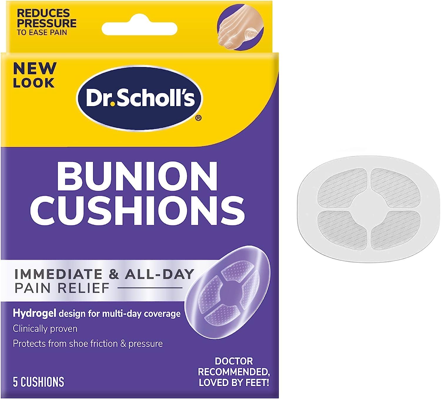Dr. Scholl's Bunion Cushions - 5 Each, Pack of 4