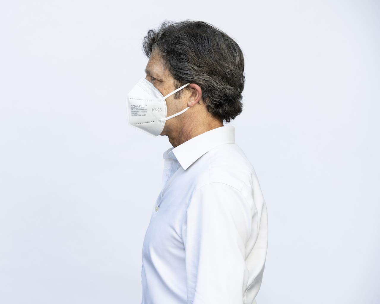 Covaflu KN95 Face Mask Pack of 10 Fold Flat Masks Comfortable Fit