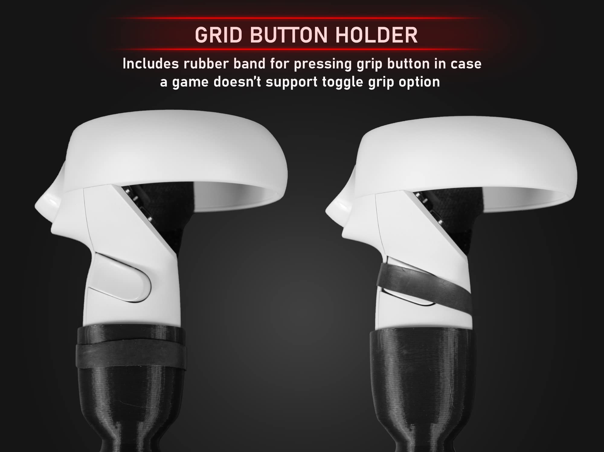 DriVR Golf Club Handle (Putter + Standard - Red - Metal)