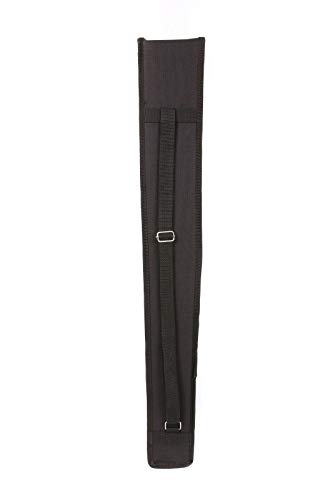 Yinfente Upright Double Bass Bow Case for One French German Bass Bow bag With Shoulder Strap (Black)