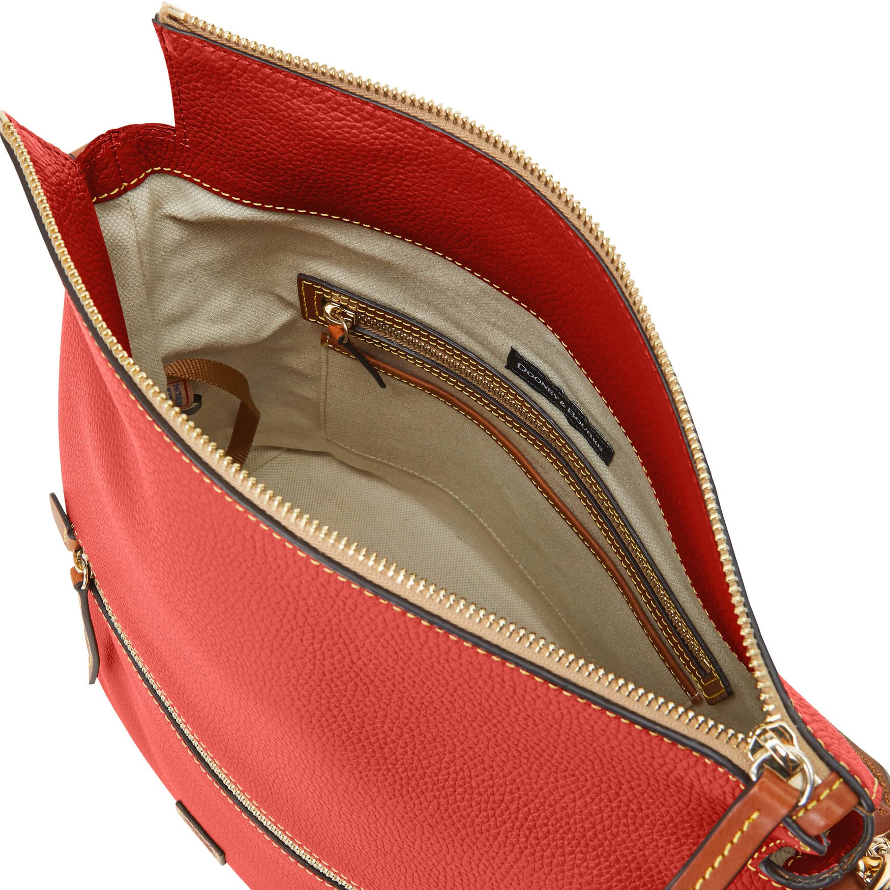Dooney & Bourke Handbag, Pebble Grain Large Sac Shoulder Bag - Terracotta