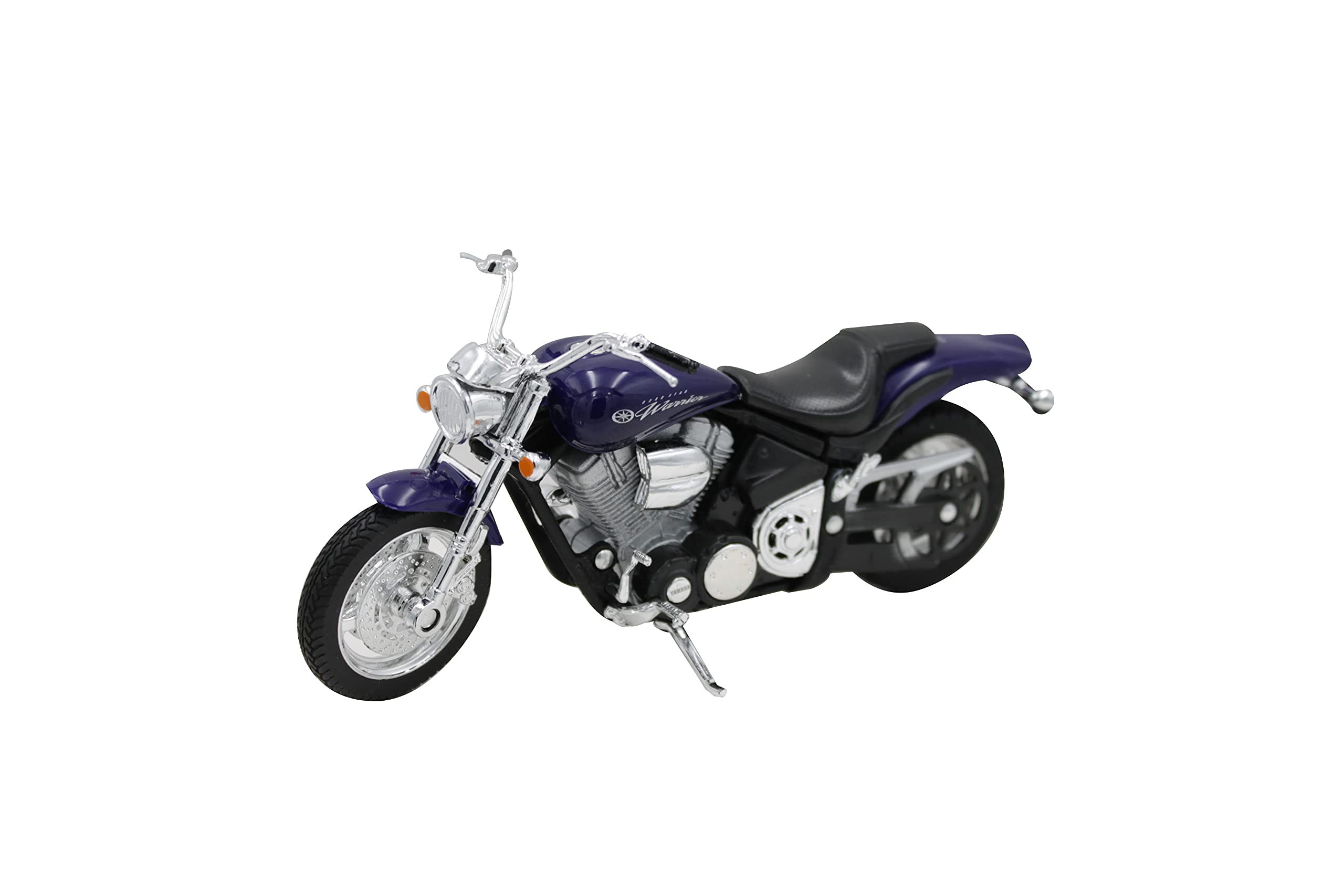 Welly Die Cast Motorcycle 2002 Yamaha Road StarWarrior 1:18 Scale Collectable Model