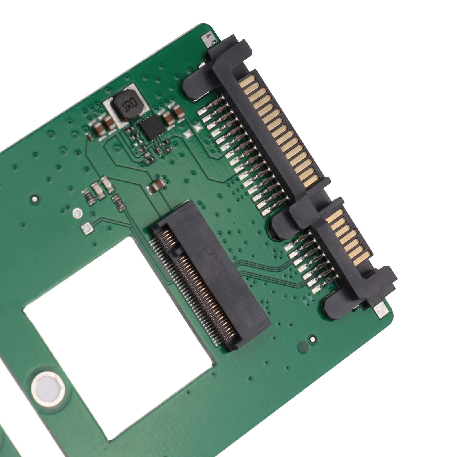 FocusFoto SATA to M.2 NVME SSD Converter Adapter Card NVME/AHCI 2.5 Inch SSD Upgraded for PC Computer Laptop