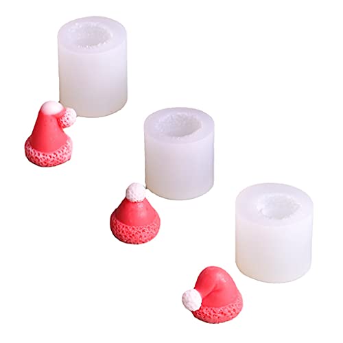 Christmas Hat Plaster Epoxy Resin Mold Candle Soap Silicone Mould DIY Mold Kit for Resin