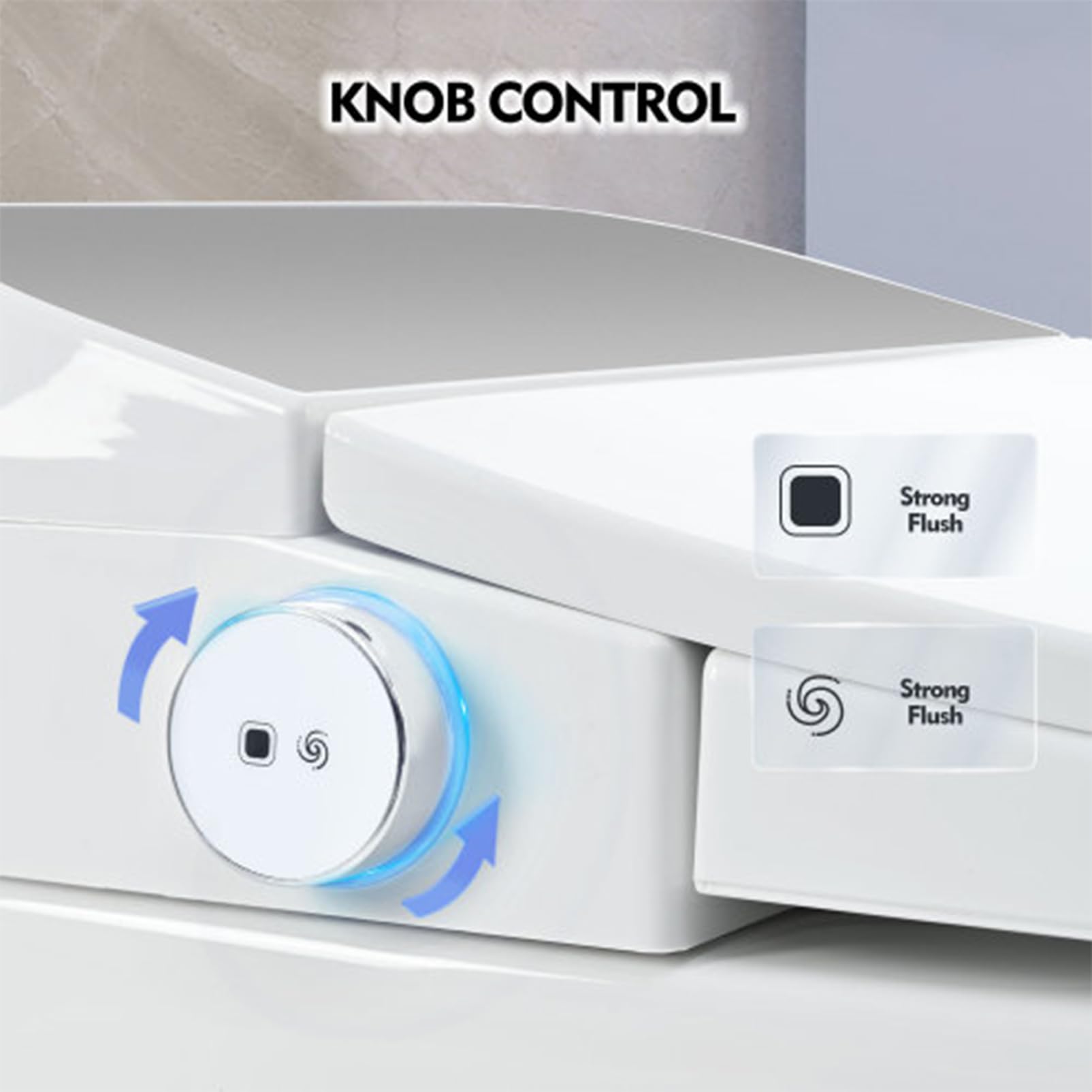Heated Seat Smart Toilet, Modern Elongated Toilet with Warm Water, Dual Auto Flush,Foot Sensor Operation,Heated Bidet Seat, Automatic Flush Tank Less Toilet without Bidet (A)