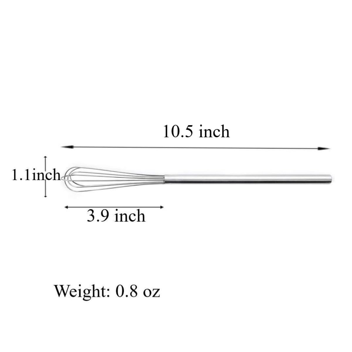 FLYINGSEA Whisk,Small Whisk,Mini Whisk,Stainless Steel Whisk,Wisk,Whisks for cooking,Cooking and Kitchen Gadget.