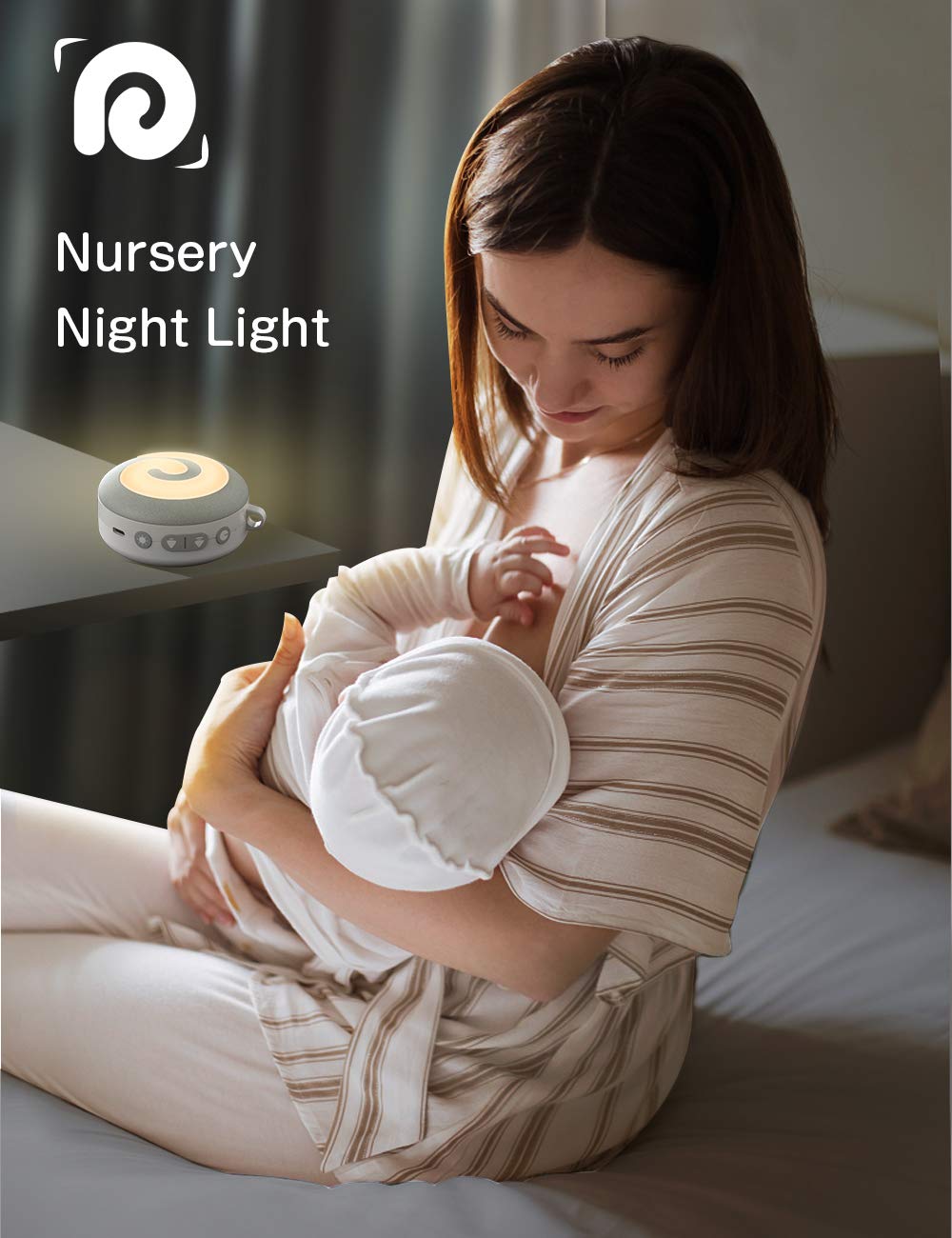 Dreamegg D11 Bundle with Adapter - Dreamegg Portable White Noise Machine for Baby and Dreamegg AC Adapter for Dreamegg D11 White Noise Machine