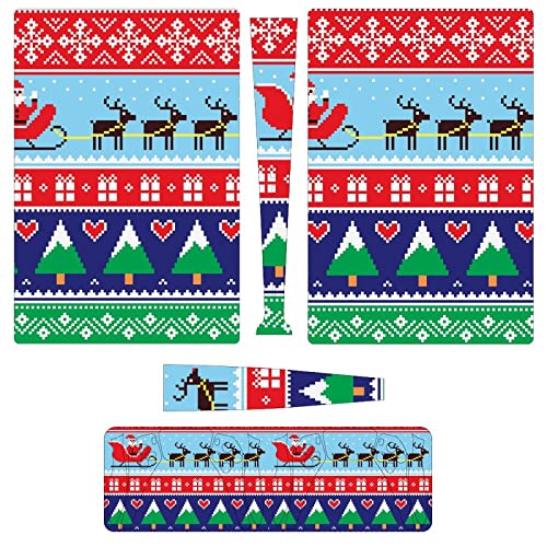 Christmas Jumper Or Sweater Full Protective Skin Cover Design Wrap Decal Sticker Compatible with PS5 Digital Edition Console and Controller
