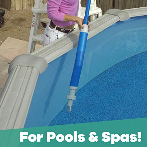GAME 4855 Manual Handheld Swimming Pool and Spa Vacuum Cleaner, For Minor Debris, Simple Pump Action