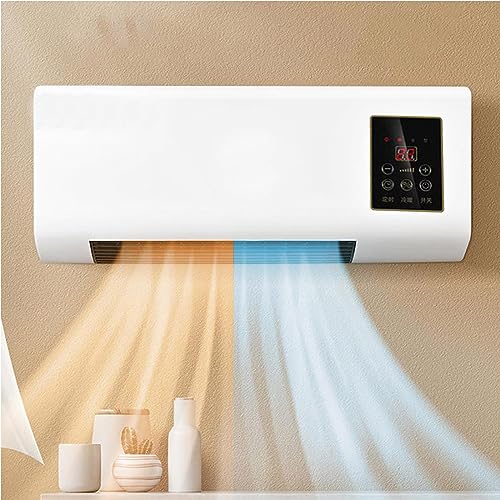 Small Air Conditioners, Mounted Air Conditioner Cooling and Heating Air Conditioner Fan with Remote Control, 2000W Mini Air Cooling Heating Fan for Bedroom