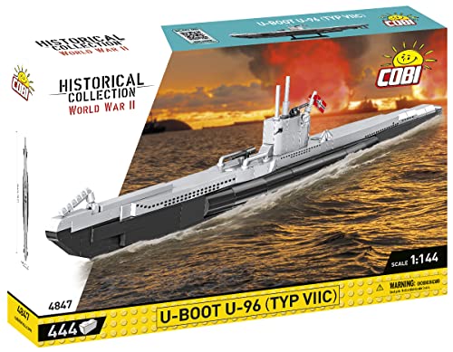 COBI Historical Collection WWII Warships U-Boot U-96 (Type VIIC) Submarine