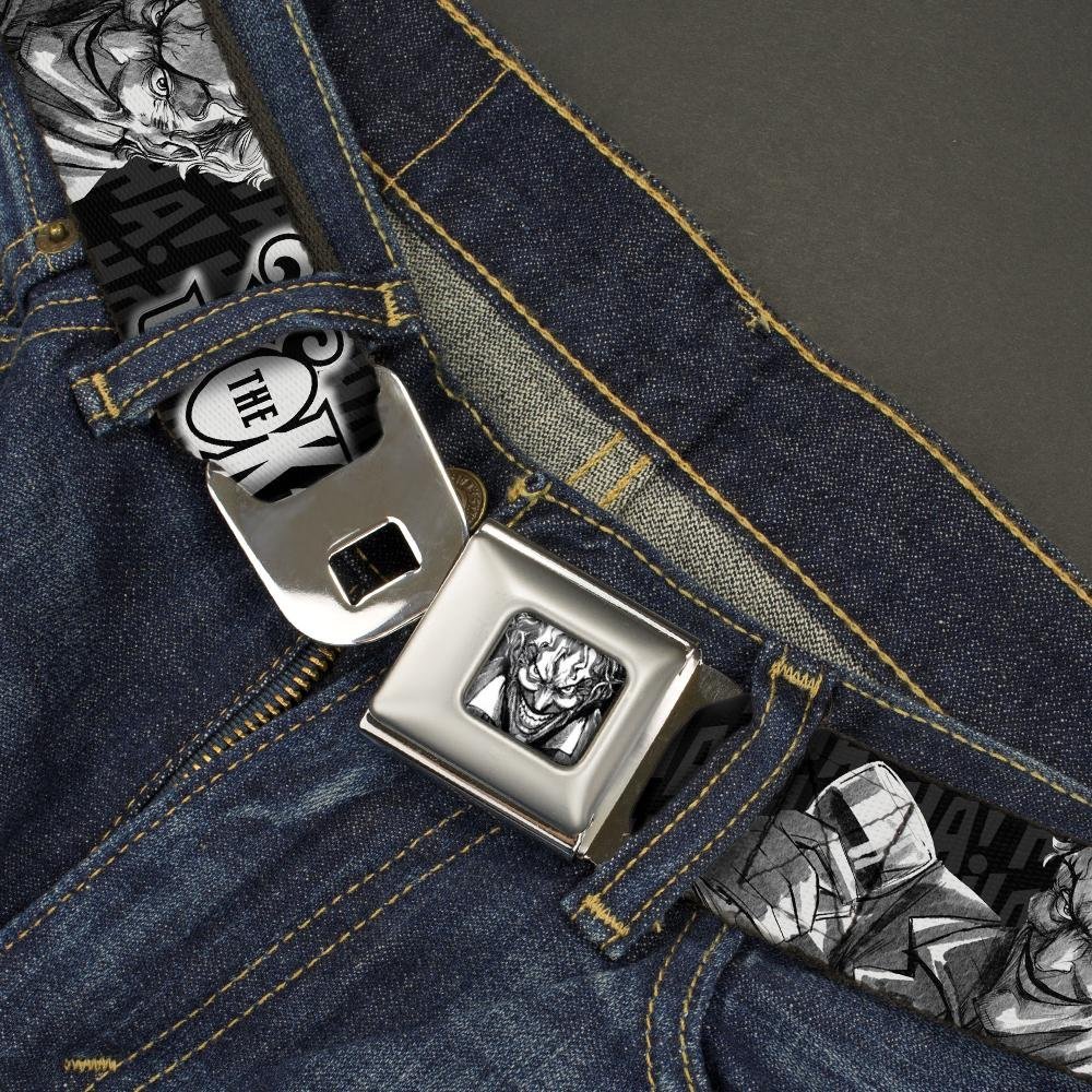 Buckle-Down mens Buckle-down Seatbelt Joker Xl Belt, Multicolor, 1.5 Wide - 32-52 Inches US