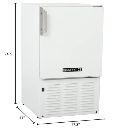 Marine Crescent Ice Maker - 23 lbs. - Stainless-North America Plug Type