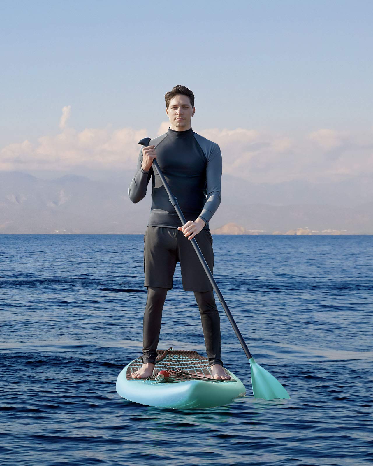 Cooyes, 10ft/10.6ft Inflatable, Stand up paddle board with Premium SUP Accessories & Backpack, Emergency Repair Kit, Non-Slip Deck & More - Extra-Light ISUP