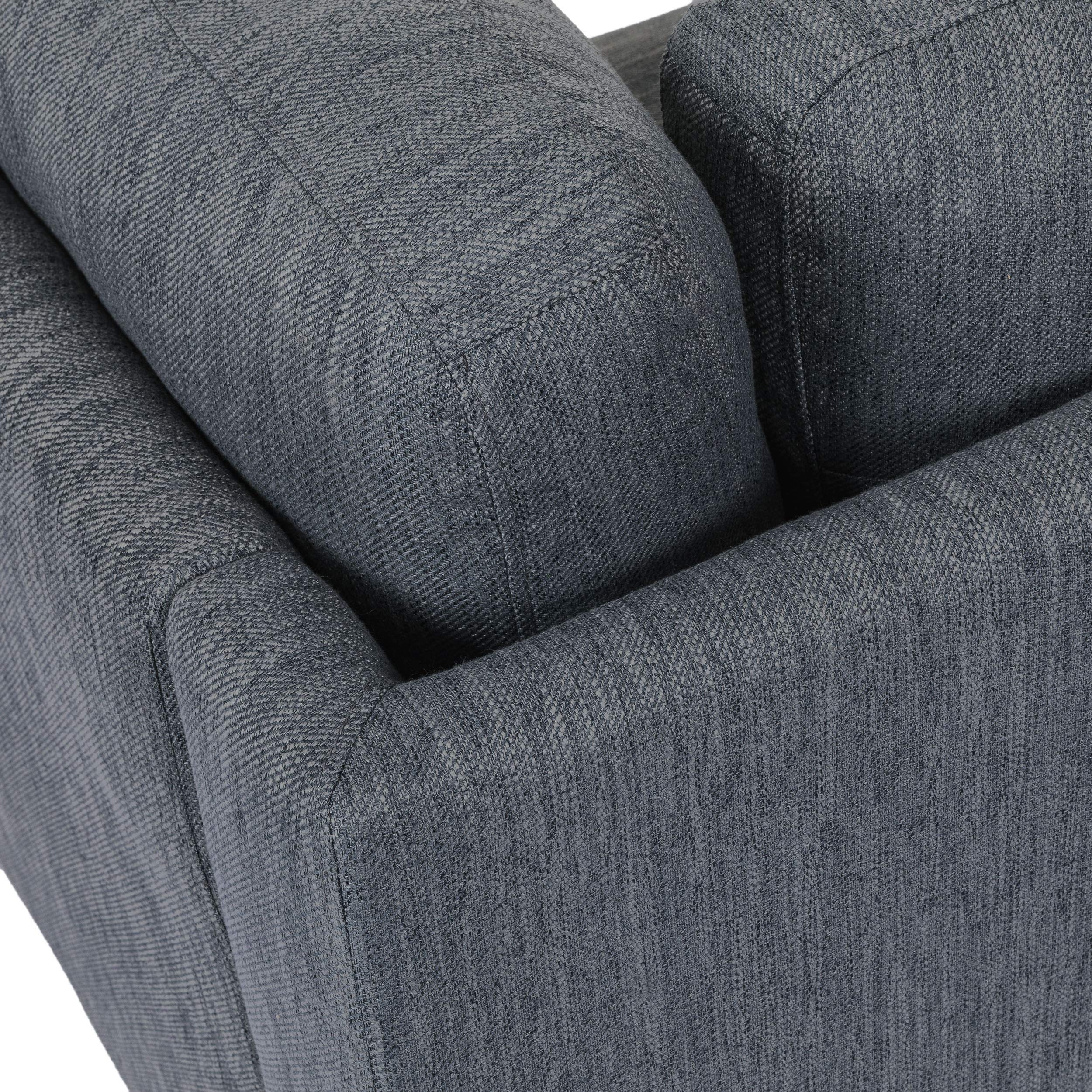 Christopher Knight Home Hyland Chaise Lounge, Charcoal + Black